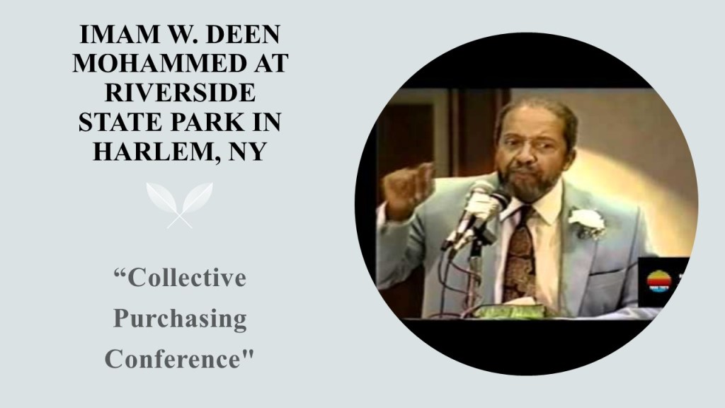 IMAM W. DEEN MOHAMMED AT RIVERSIDE STATE PARK IN HARLEM, NY – The True ...